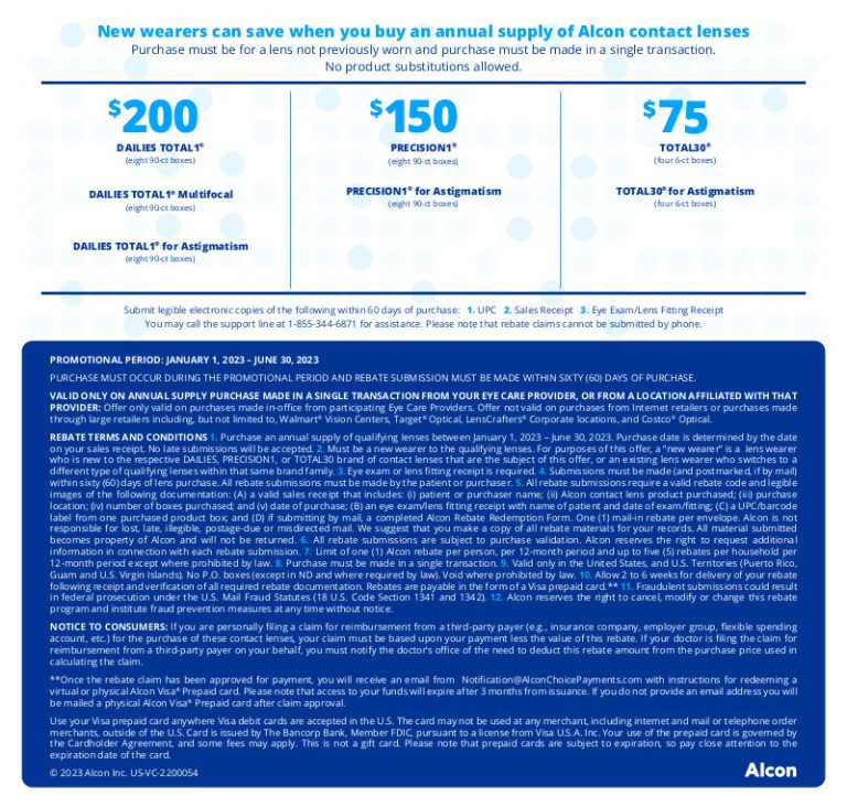 New to an Alcon contact lens? - Jarrettsville Family Eyecare